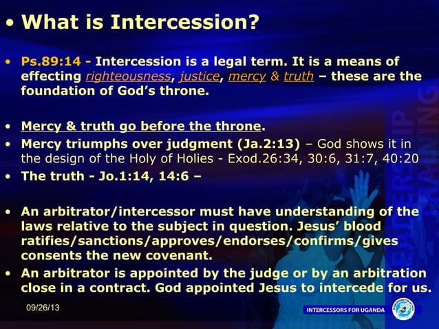 The concept of intercession