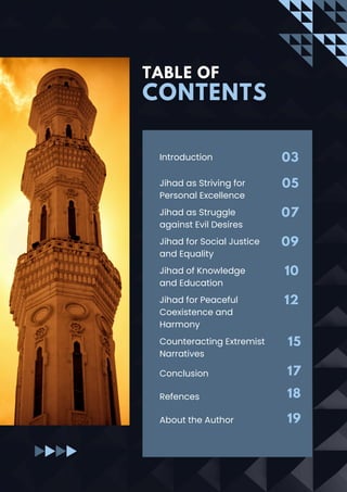 THE CONCEPT OF JIHAD IN ATTAINING EXCELLENCE AND RIGHTEOUSNESS IN ISLAM ...