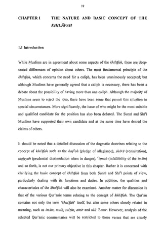 The concept of khilafah | PDF