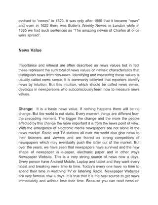 The concept of news | PDF