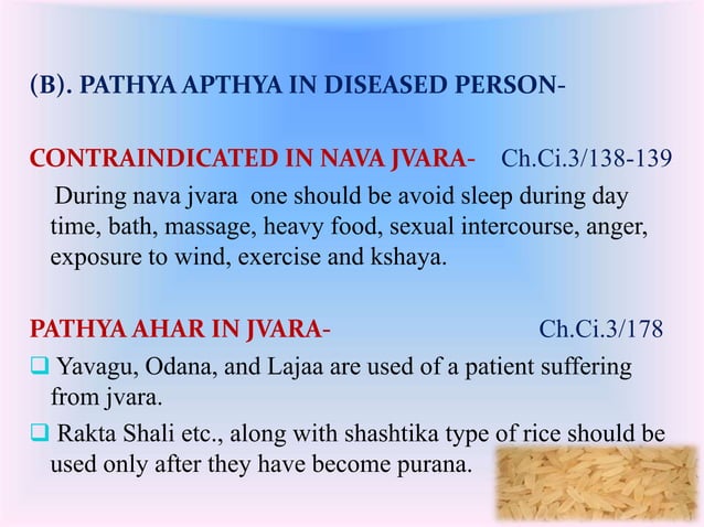 The concept of pathya apathya w.s.r. to charak samhita | PPTX