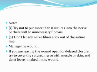 The concept of peripheral nerve repair | PPTX