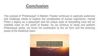 The concept of _Pinteresque_ in Modern Theater .pptx