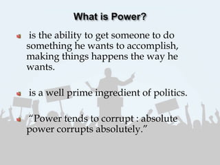 The concept of power | PPTX