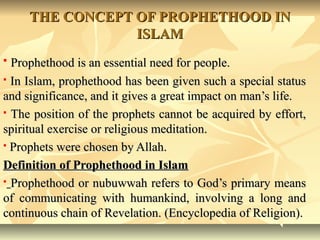 Prophet Muhammad Definition