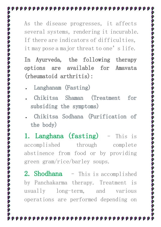 The concept of rheumatoid arthritis and ayurveda | PDF