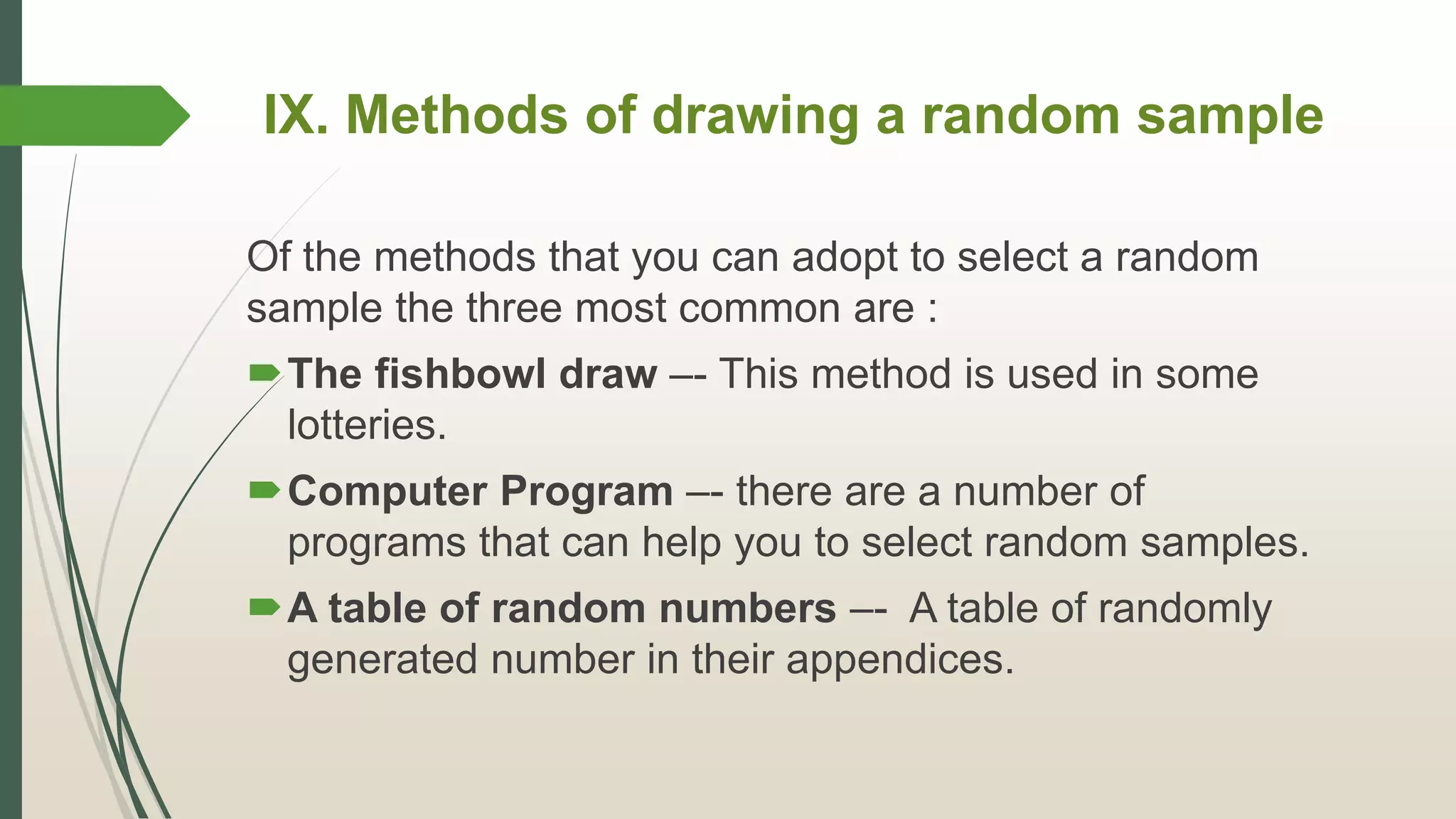 The Concept of Sampling | PPTX