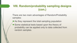 The Concept of Sampling | PPTX