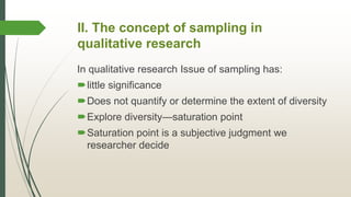 The Concept of Sampling | PPTX