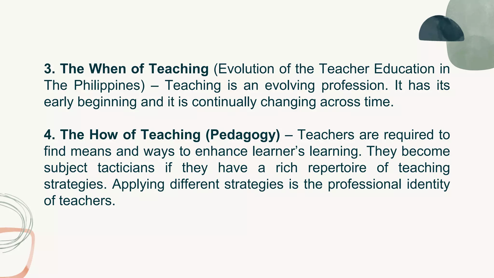 The Concept of Teaching as a Profession.pdf | Professional School ...
