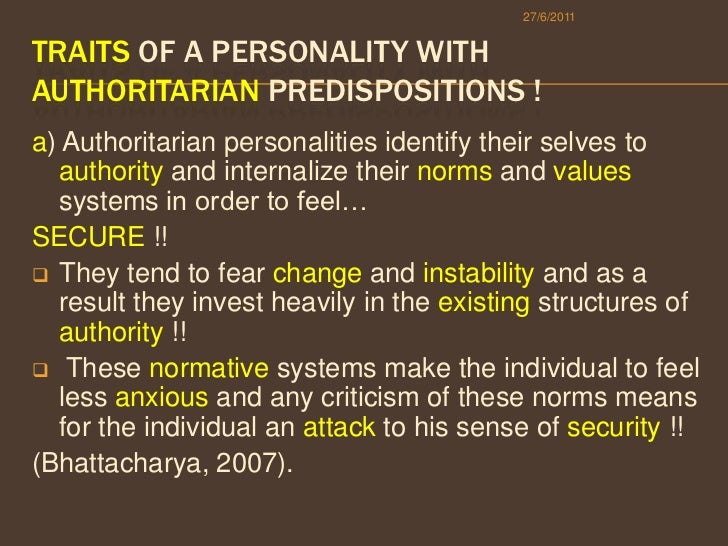 Authoritarian Personality
