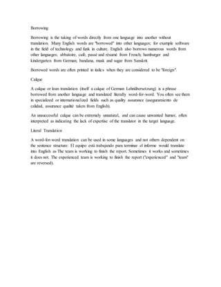 The concept of translation and its complexity | DOCX