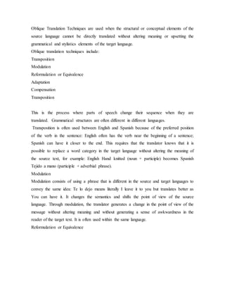 The concept of translation and its complexity | DOCX