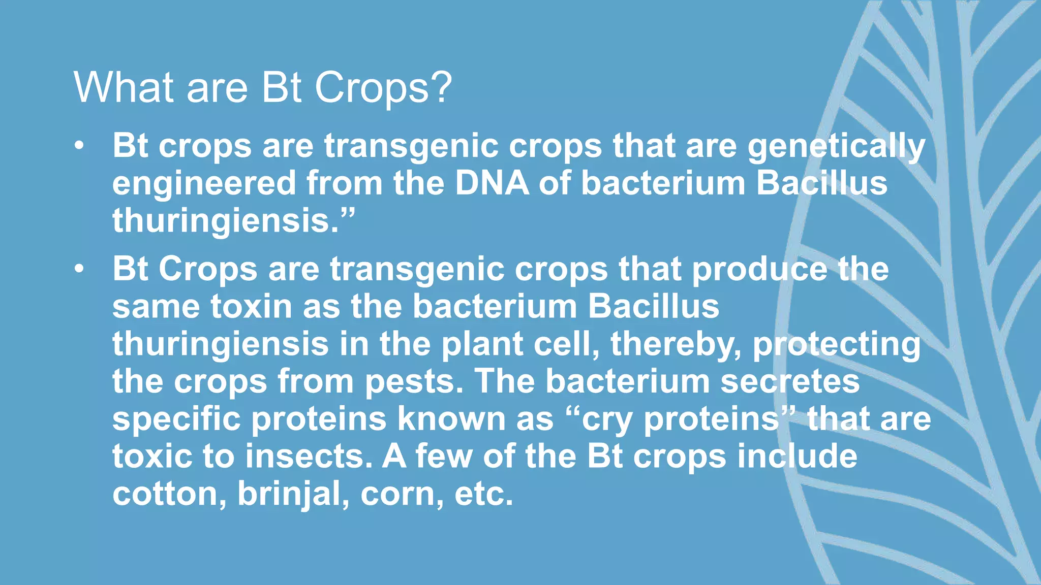 The Concepts and Development of BT Crops.pptx