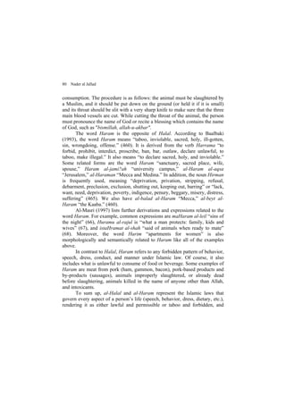 The Concepts of Al-Halal and Al-Haram in the Arab-Muslim Culture: A ...