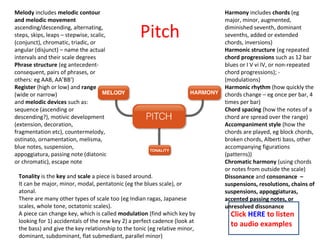 The concepts of music | PPT