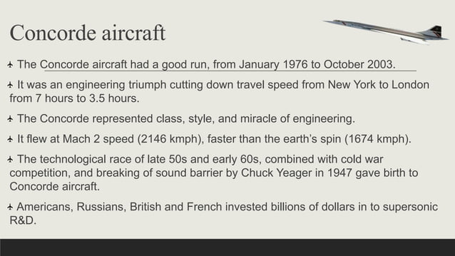 The concorde project | PPTX