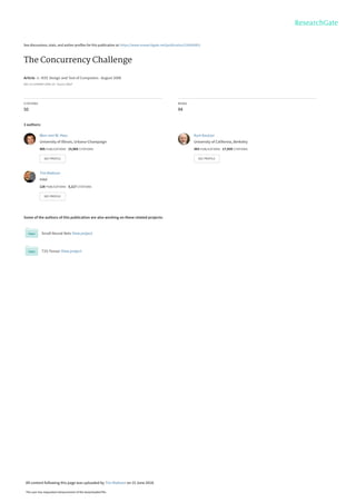The Concurrency Challenge : Notes | PDF | Programming Languages | Computing