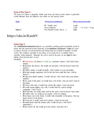 The conditional if type 2 | PDF