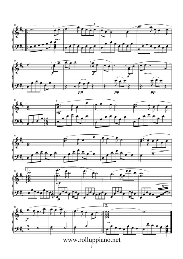 Piano sheet music songs - The condor hero's suite (4) | PDF