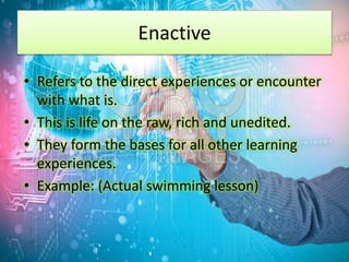 The cone of experience | PPTX