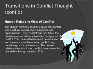 The conflict management | PPT