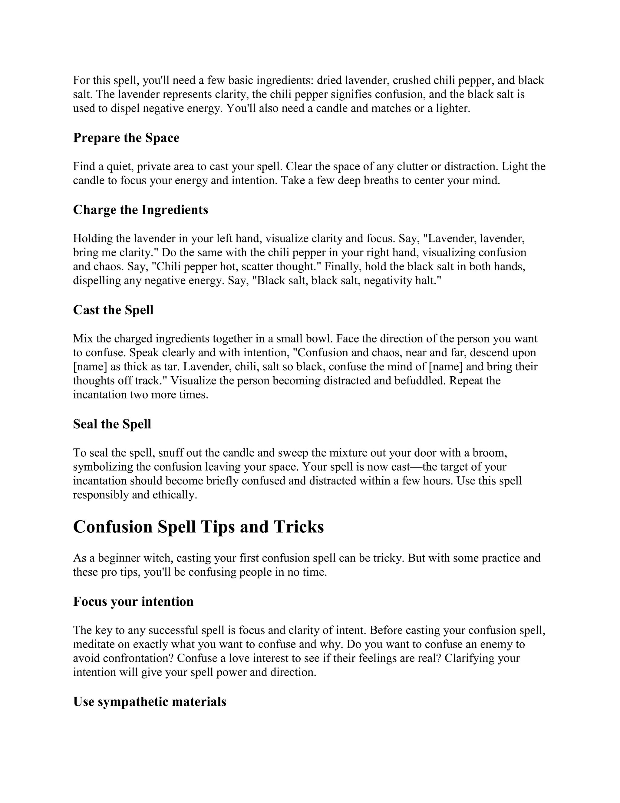 What exactly does a confusion spell do? +27739970300 | DOCX