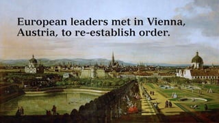 The Congress of Vienna | PPT