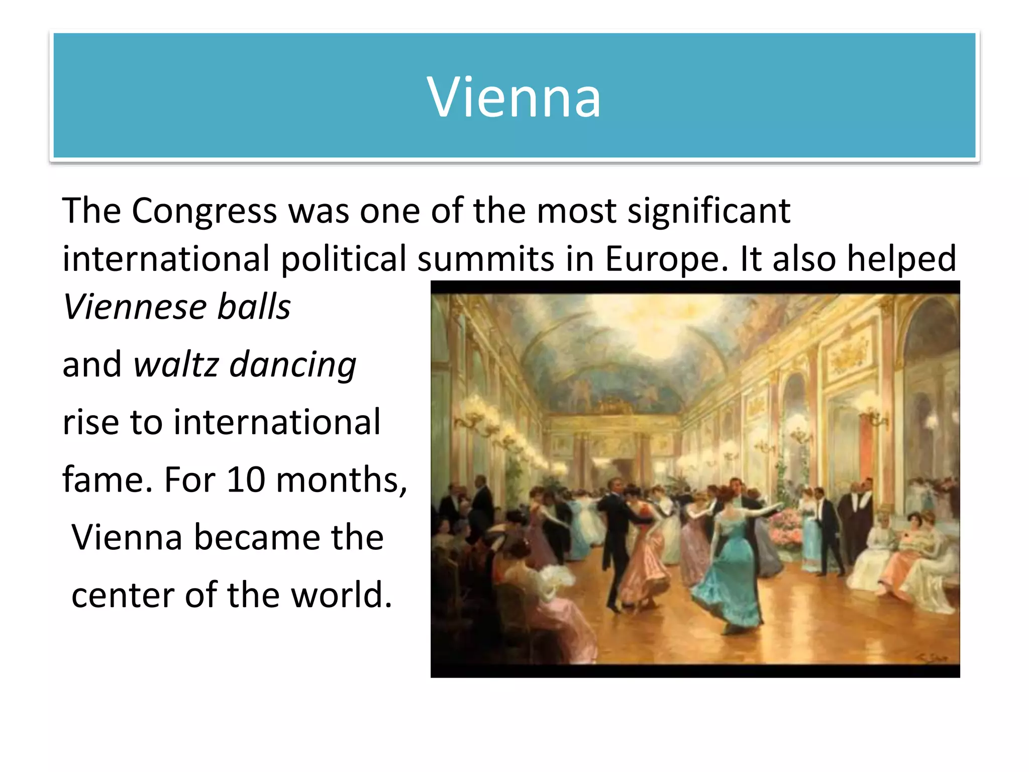 The congress of vienna | PPTX