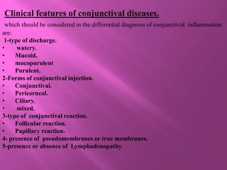 opthalmolgy.The conjunctiva lecture 1.(dr.ali) | PPTX