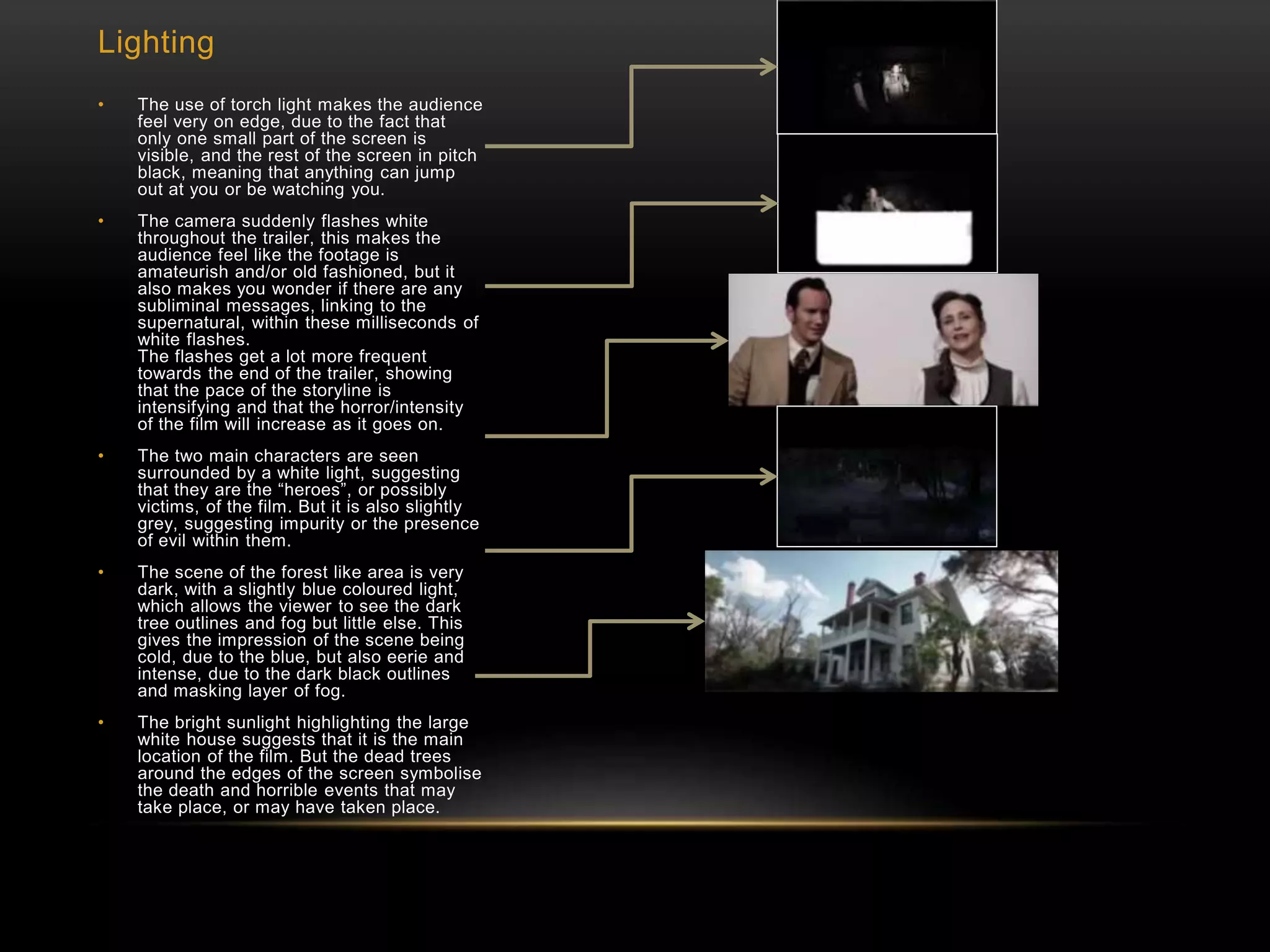 Trailer Analysis: The Conjuring | PPTX