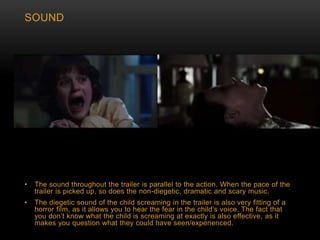 Movie Trailer Analysis: The Conjuring | PPTX