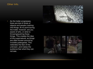 Movie Trailer Analysis: The Conjuring | PPTX