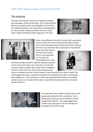 The conjuring | DOCX