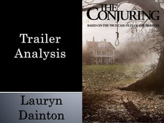 The Conjuring - Trailer Analysis | PPT