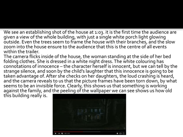 The Conjuring - Trailer Analysis | PPT