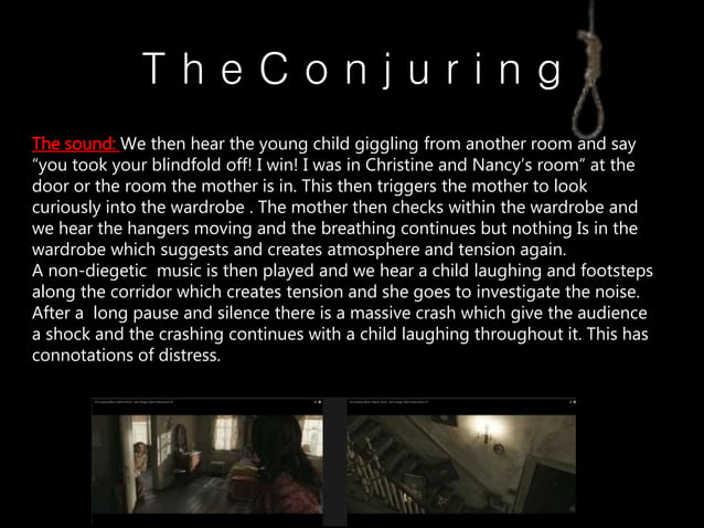 The conjuring analysis | PPT
