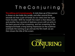 The conjuring analysis | PPT