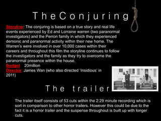 The conjuring analysis | PPT