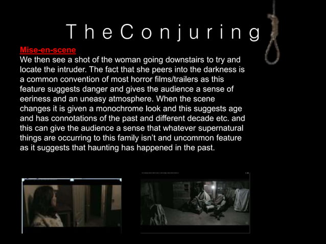 The conjuring analysis | PPT