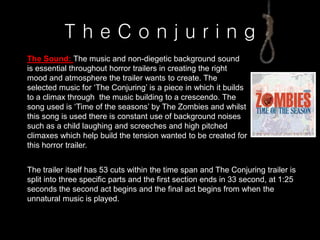 The conjuring analysis | PPT