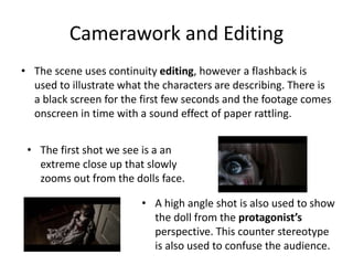 The conjuring opening sequence textual analysis | PPTX