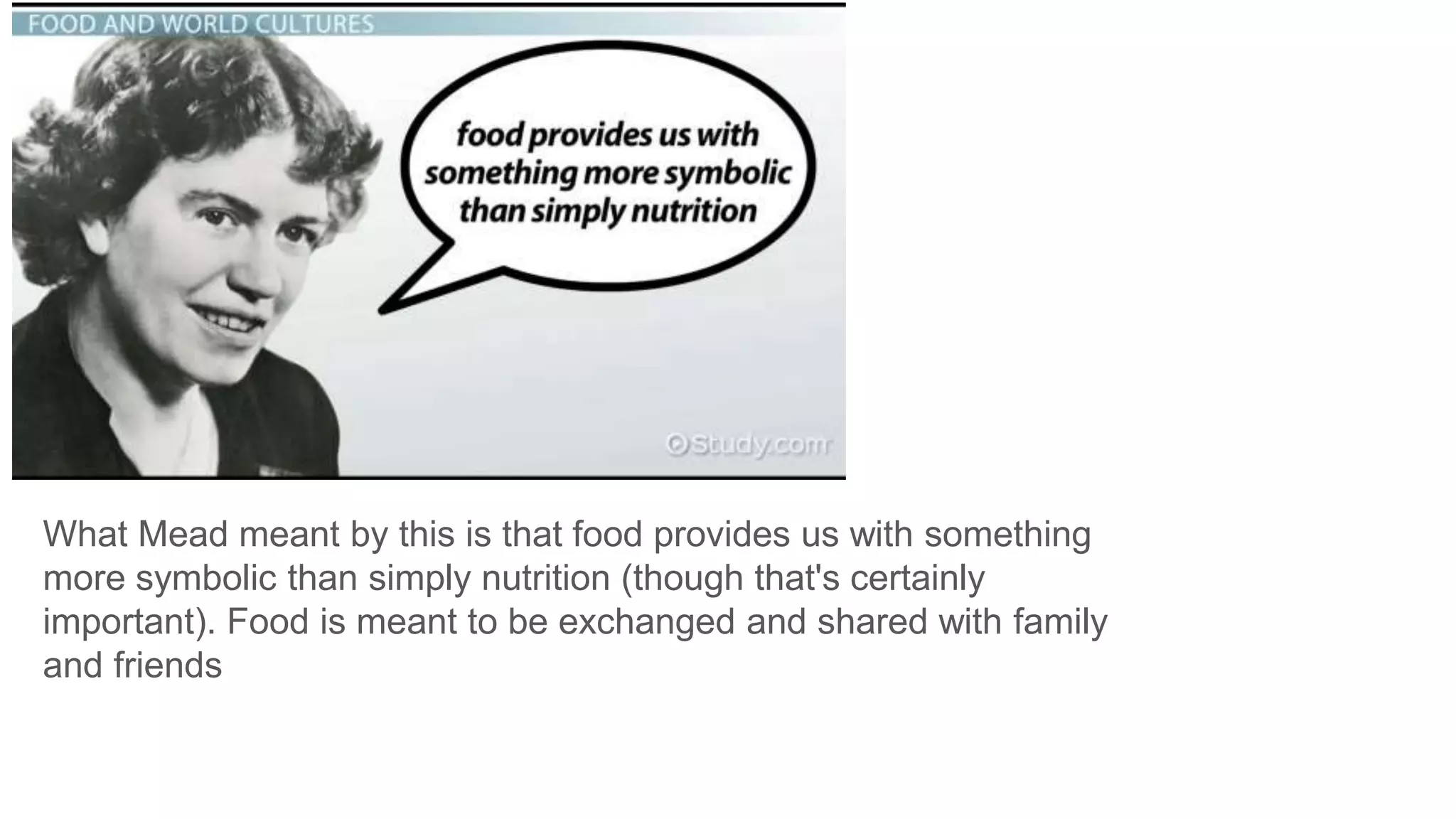 The connection between food and culture | PPTX