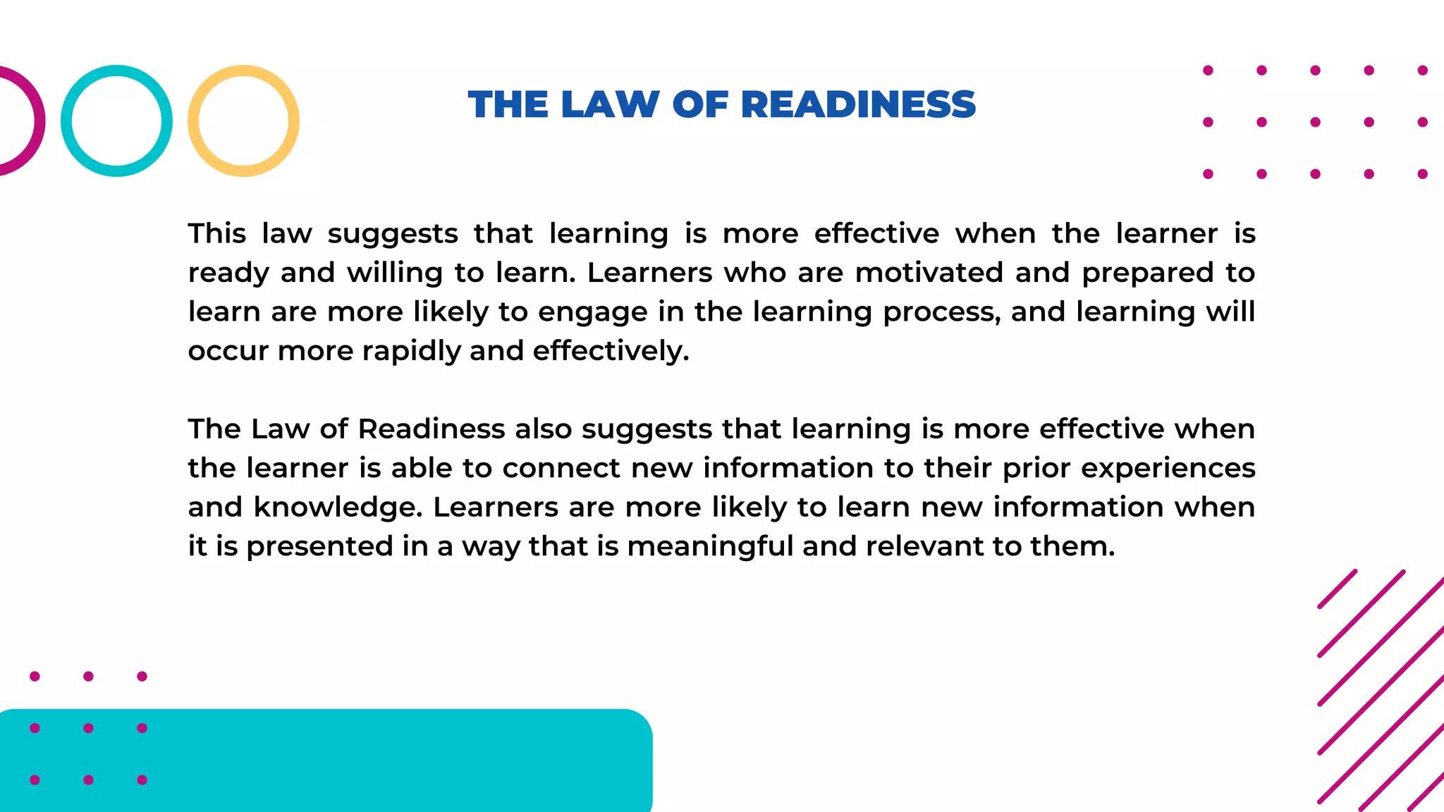 The Laws of Learning || EL Thorndike | PDF