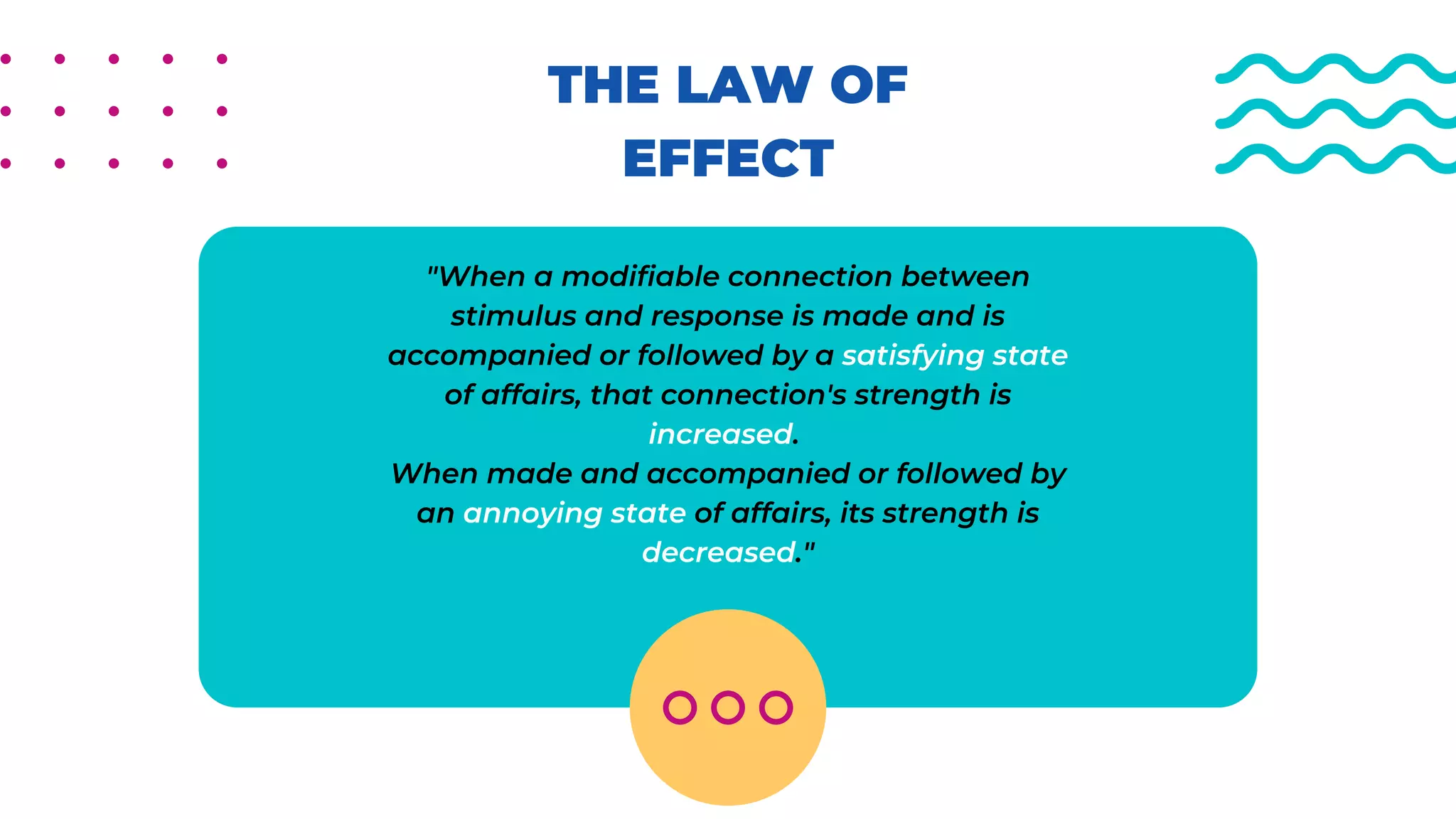 The Laws of Learning || EL Thorndike | PDF