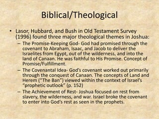 The Conquest Narrative in Joshua | PPT