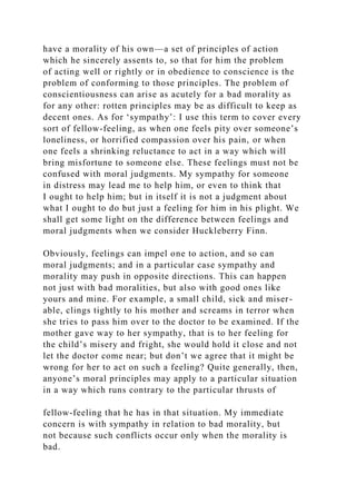 The Conscience of Huckleberry FinnJonathan Bennettfrom.docx