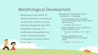 The consequences of bilingualism on language development | PPTX