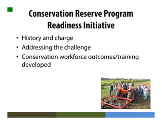 The conservation reserve program | PDF