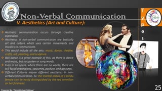 Non-Verbal Communication & Major Media of Oral Communication. | PDF